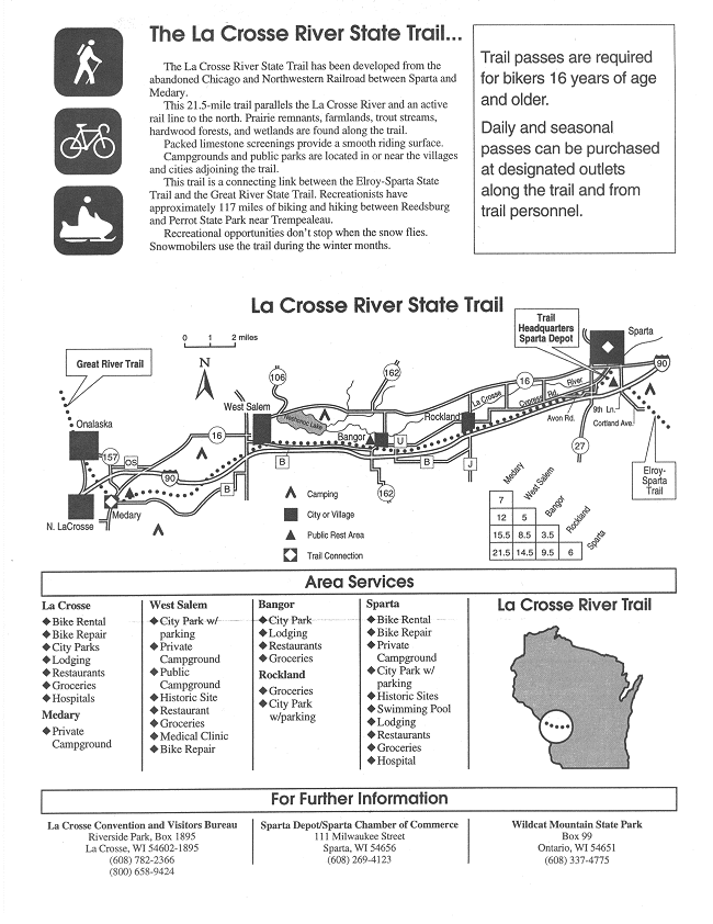 Map & Directions – La Crosse River State Trail Map & Directions – La Crosse River State Trail